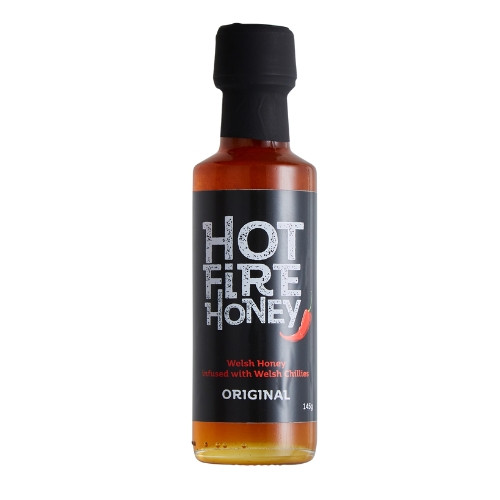 Buy Welsh Hot Fire Honey - Hot Fire Honey - 145g | Black Mountain Honey