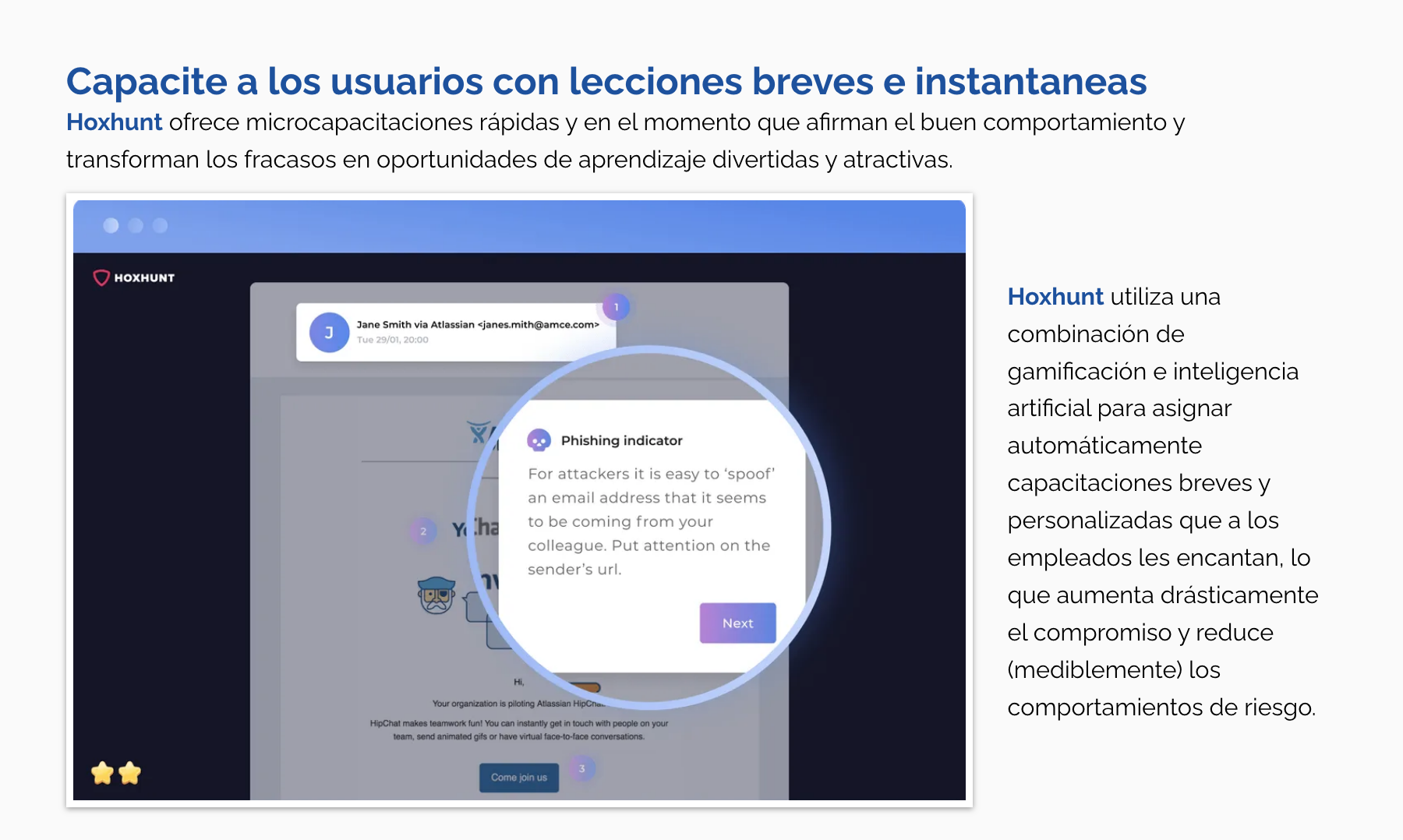 HoxHunt Gestión de Riesgo Humano con IA | Nuvol Cybersecurity