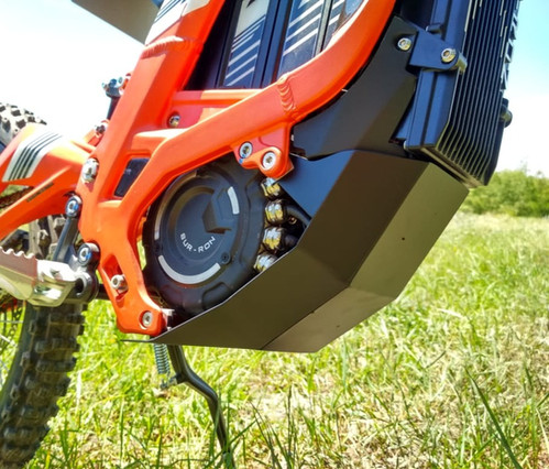 Reinforced motor guard plate | SurRonshop