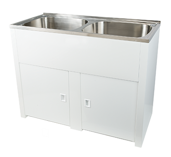 Everhard Classic 45L SS Twin Laundry Unit | Mildura PlumbingPlus