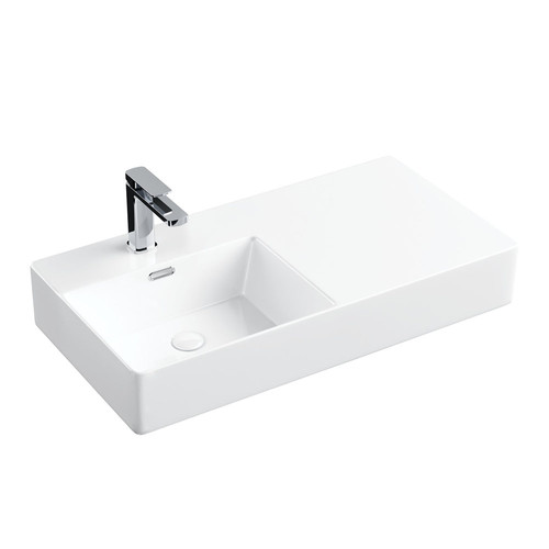 Fienza Petra 800 Wall Basin, LH | Mildura PlumbingPlus