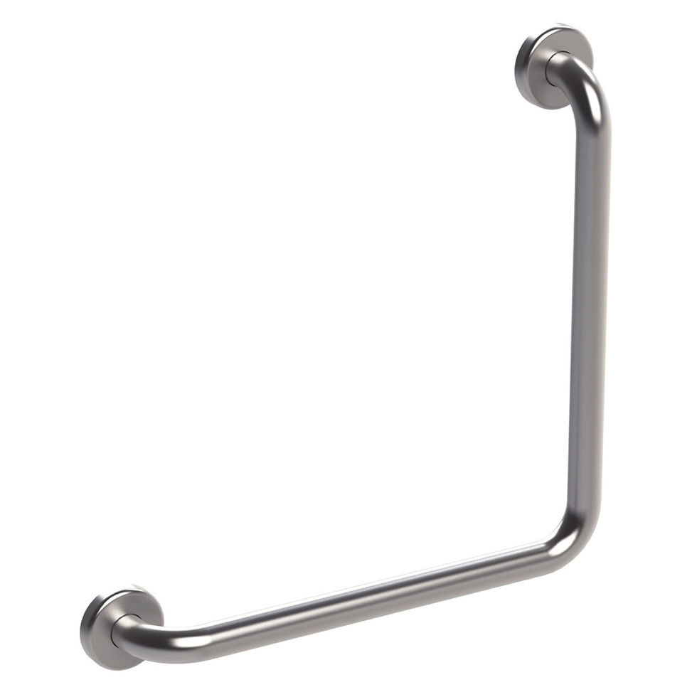 Fienza Care Ambulant 90° Grab Rail - 450 X 450mm | Mildura PlumbingPlus