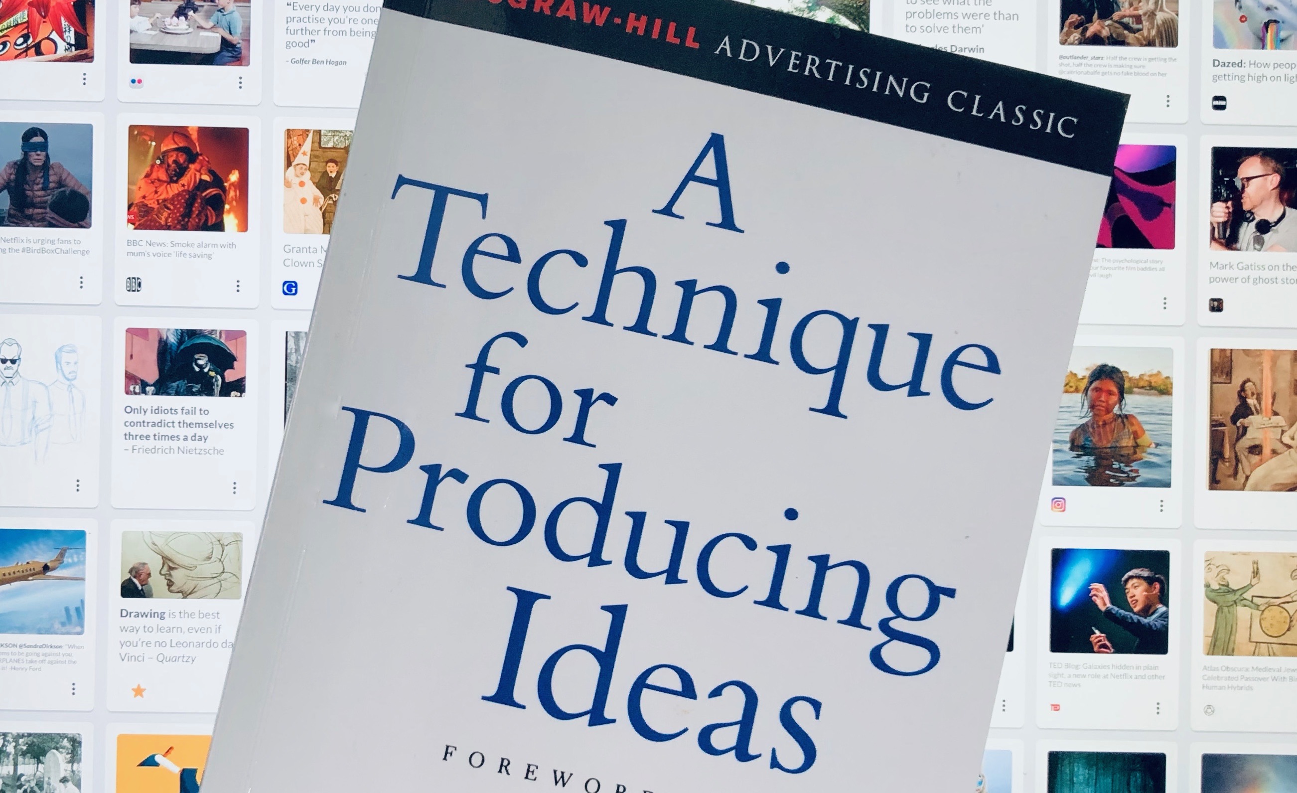 A Technique for Producing Ideas | Shooglebox blog