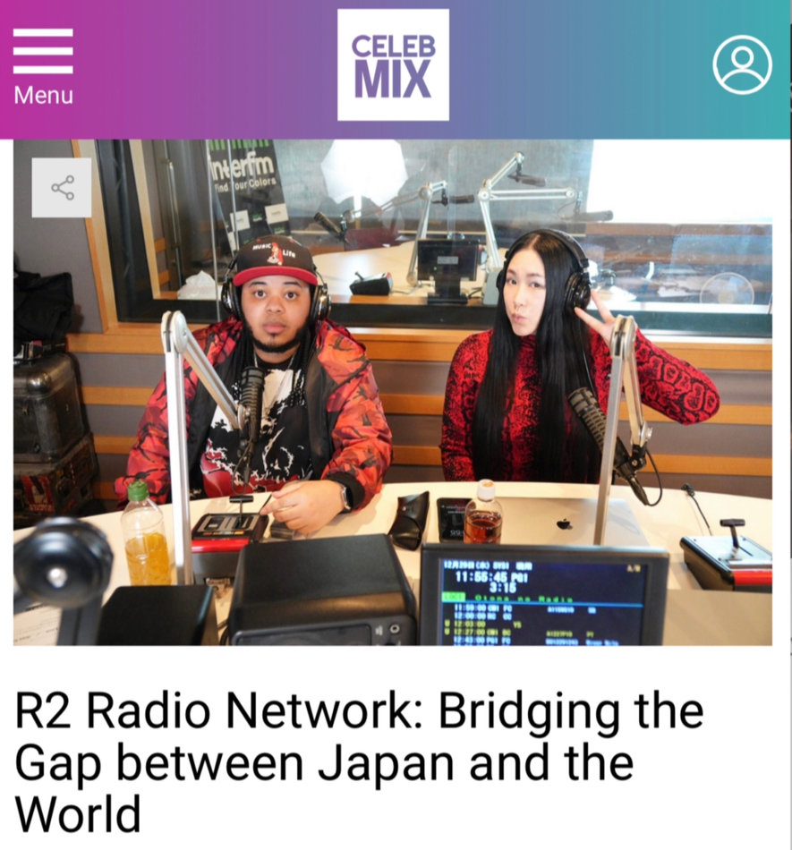 R2 RADIO INTERVIEWED BY CELEB MIX