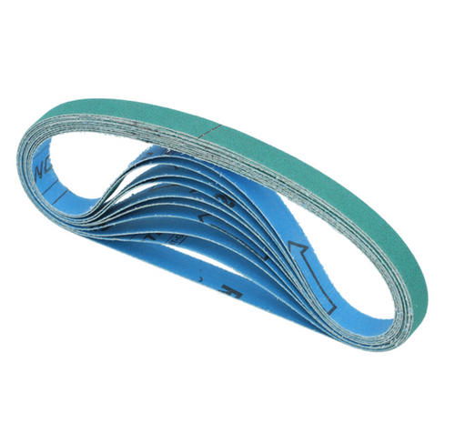 Norton Abrasives 20x520mm Sanding Belts Ceramic Grit Zirconium 10pcs ...