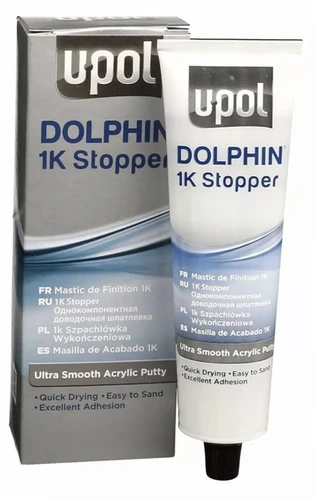 U-POL Dolphin 1K Stopper Putty – 200g Tube | Car Paint Warehouse