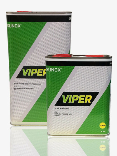 Sunox VIPER Clear Lacquer & Activator 7.5L Kit Very Fast Drying Speed ...