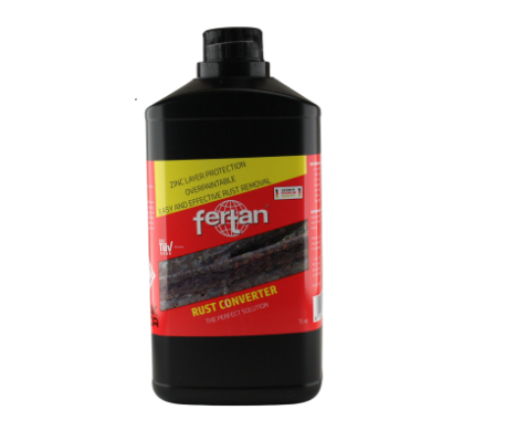1L Fertan Rust Converter, Treatment, Killer, Removal Corrosion ...