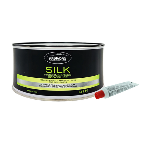 ProWorx SILK Self Levelling Glazing Body Filler 0.6L [Tin] | Car Paint ...