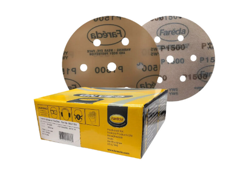 Farecla P1500 G Sand 6" 150mm Finishing Film Polishing Sanding Discs ...