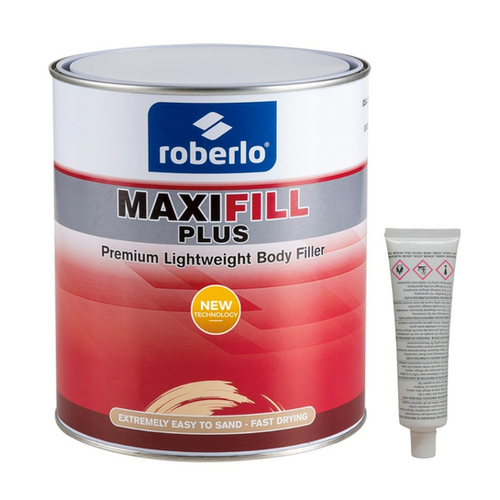 Roberlo MAXIFILL PLUS Premium Lightweight Body Filler 3L | Car Paint ...