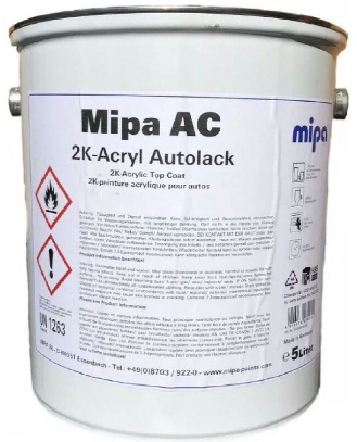 MIPA Ford B5 Diamond White 2K Direct Gloss 2pack Car / Commercial Paint ...