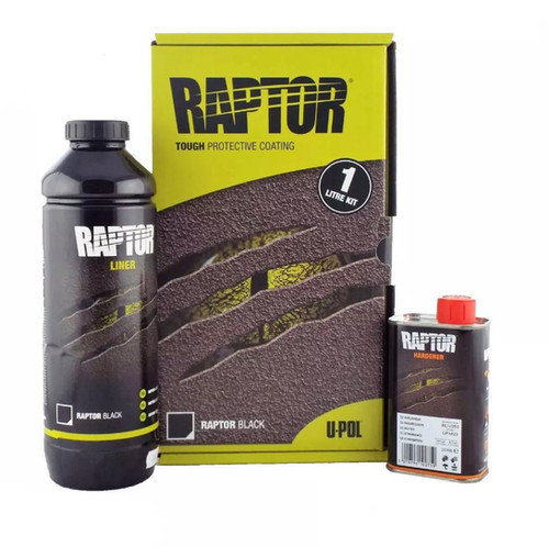 U-POL Raptor Truck Bed Liner 1 bottle Kit UPOL | Car Paint Warehouse