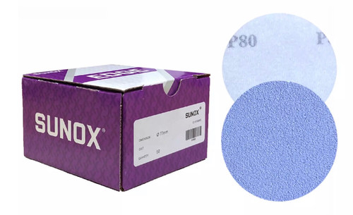 SUNOX Edge Premium 77mm SMART Sanding Discs 50pc | Car Paint Warehouse