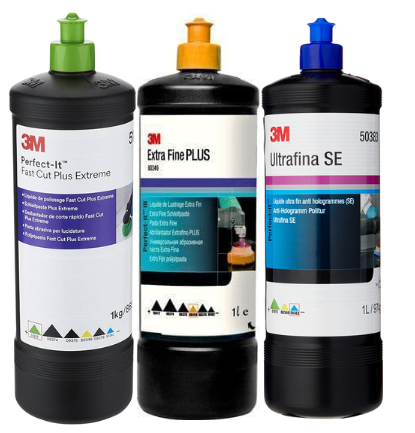 3M Perfect-It 3 Bottle Kit Polishing Detailing Paint Correction ...