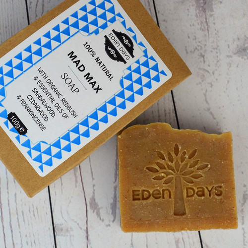 Mad Max Soap - Cedarwood, Sandalwood, Frankincense, Redbush Botanical ...