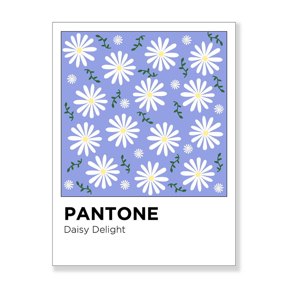 Daisy Delight Pantone Card | Nine Crafts