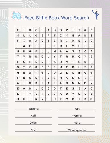 Microbiome Word Search and Fill in the Blank | Feed Biffie