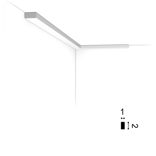 SX194 | Profil tavan duropolimer 2 Cm H |Orac Decor|Accent Decor