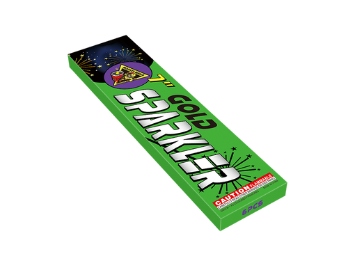 Gold Sparkler 7 inch | Raccoon