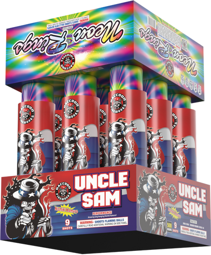 Uncle Sam/Neon Rings | Raccoon