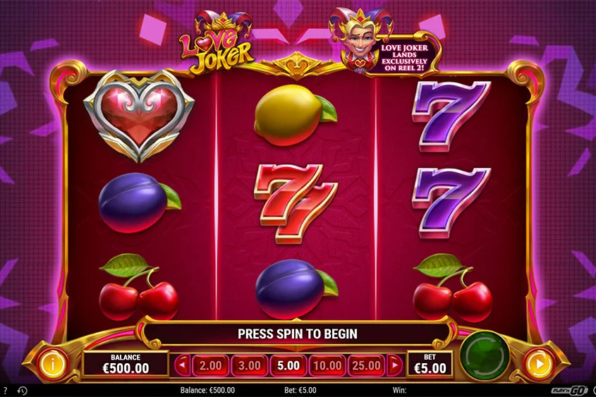 Valentine's Slots - Free Demo Play - Play'n GO