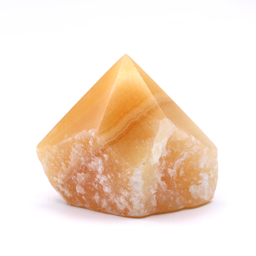 Orange Calcite Top Polish | From The Mines