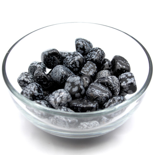 Snowflake Obsidian Tumbles- 1kg | From The Mines