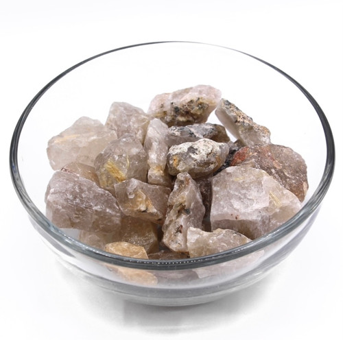 Rutilated Smoky Quartz Rough Stones- 1kg | From The Mines