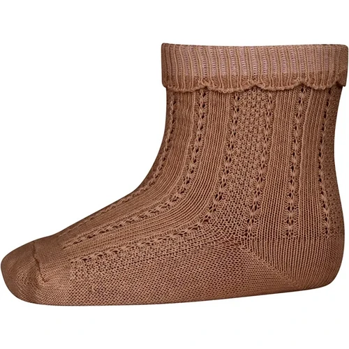 MP Denmark Ilse Picot Short Socks Pecan Pie | Sea Whistle