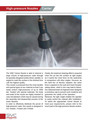 CARRIER NOZZLE | AJS Jetting Supply