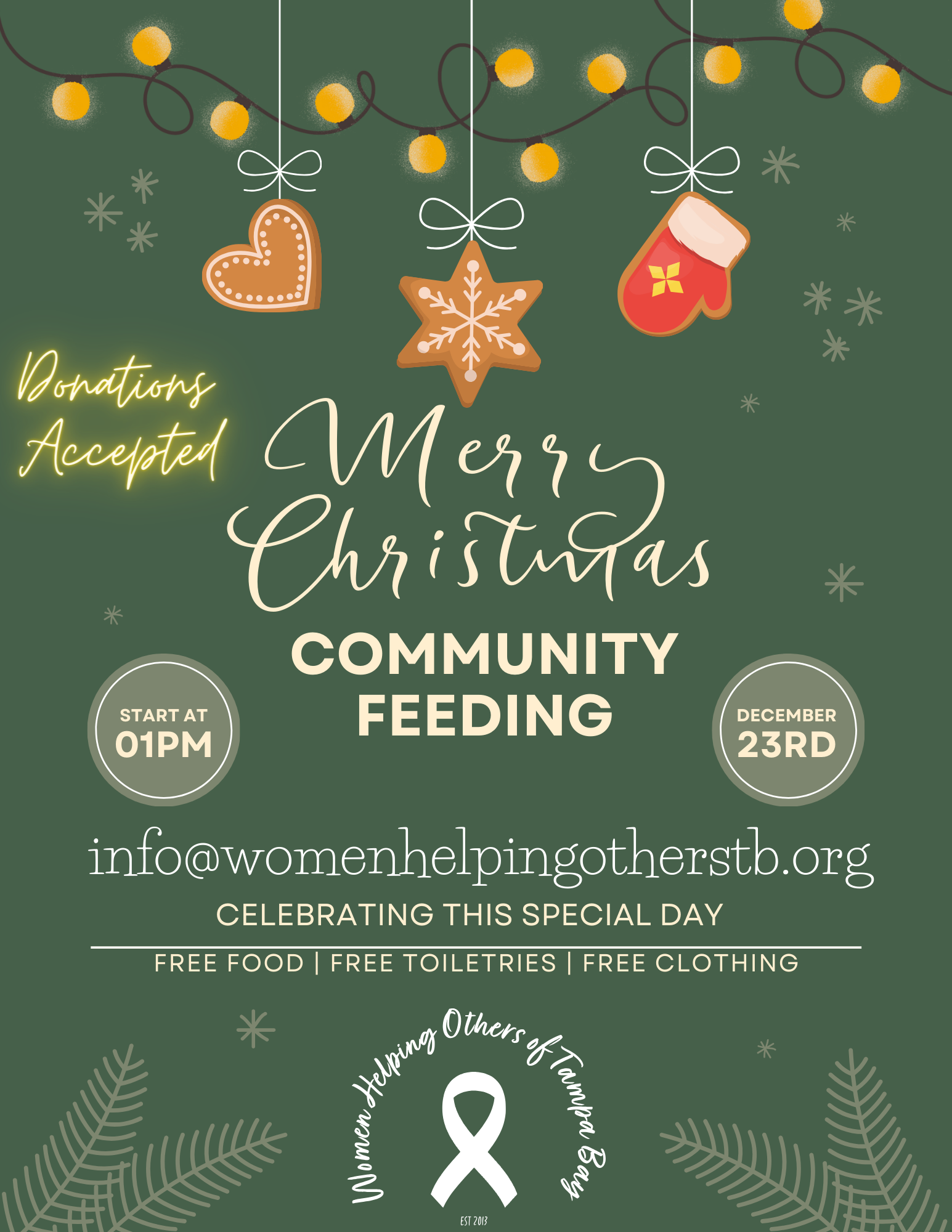 Merry Christmas Community Feeding | whooftampabay