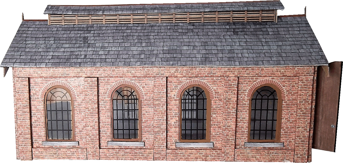OO-12 BRICK ENGINE SHED | threedk