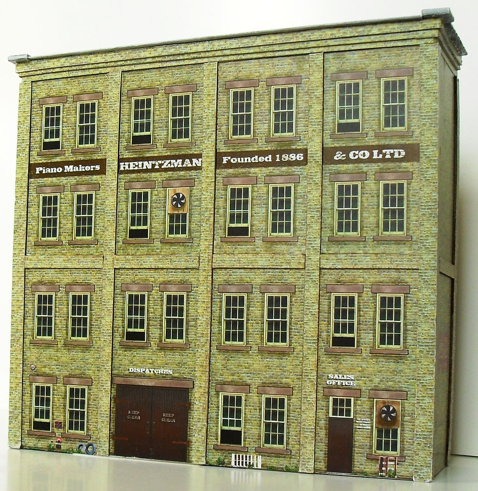 HO Scale Town Buildings | threedk