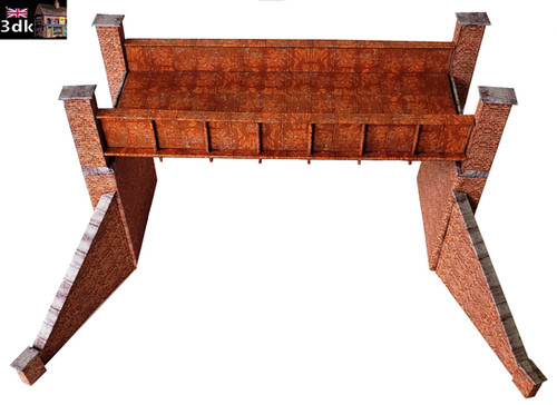 OO-29 Plate Girder Bridge Rusty | threedk