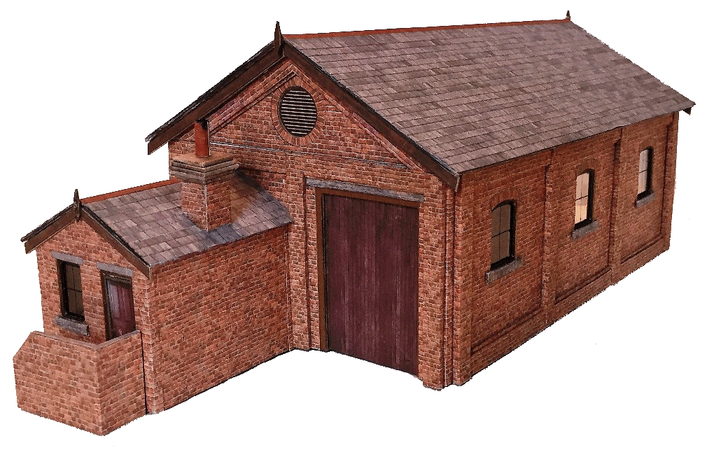 OO-14 BRICK GOODS SHED | 3dk