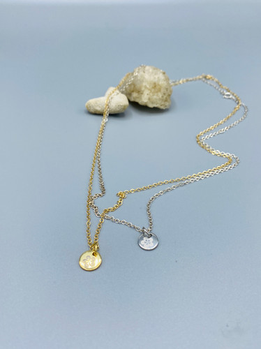 BFO flower emblem necklace | brigitferryoriginals