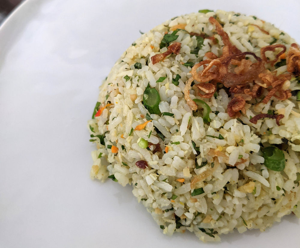 Nasi Ulam (Malay Fresh Herb Rice Salad)
