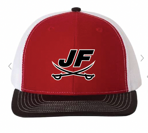 Red/White/Black - Richardson 112 Snapback JF Hat | My Site