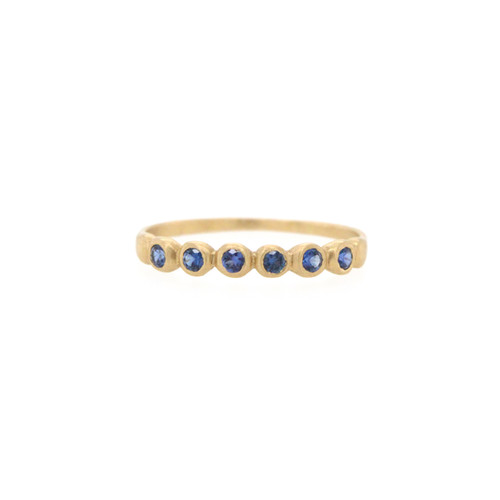 blue sapphire 'porch skimmer' ring | Maxs Jewelry