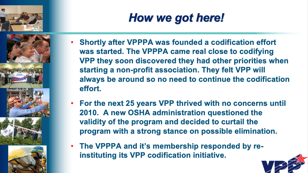 Why Codify VPP Materials for Regional Conferences
