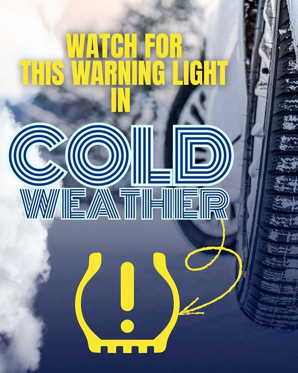 Watch for this warning light in cold weather! Reminder form NHTSA!