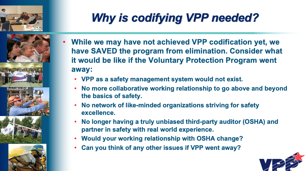 Why Codify VPP Materials for Regional Conferences