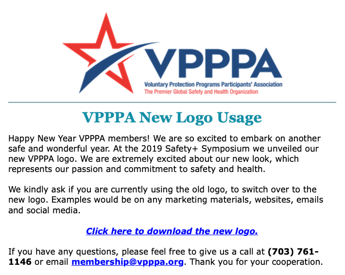 VPPPA New Logo Usage