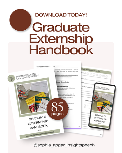 Graduate Externship Manual for Speech-Language Pathology (SLP ...