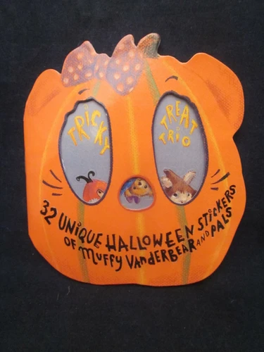 North American Halloween Tricky Trio Sticker Book #5108 | Teddys