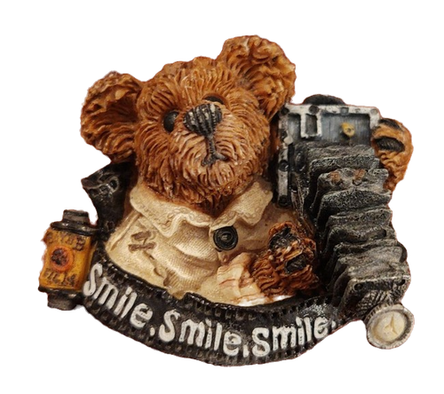 Boyds Pin Bearwear Flash McBear Smile, Smile, Smile Pin #26061 Camera ...