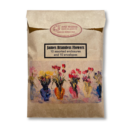 10-Pack Flower Enclosure Cards | James Brandess
