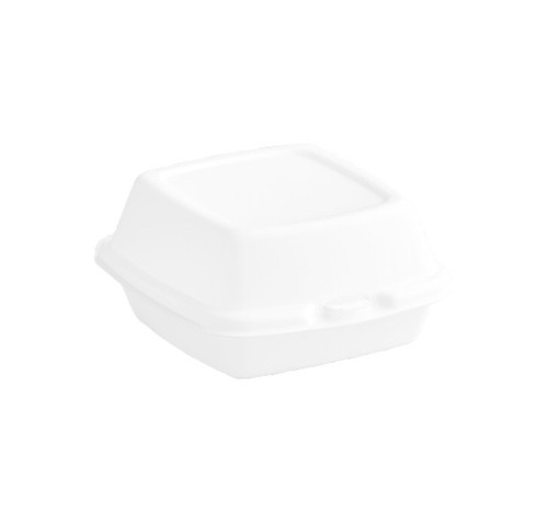 60HT1 White Foam Hinged Container | Hector Produce Corp.