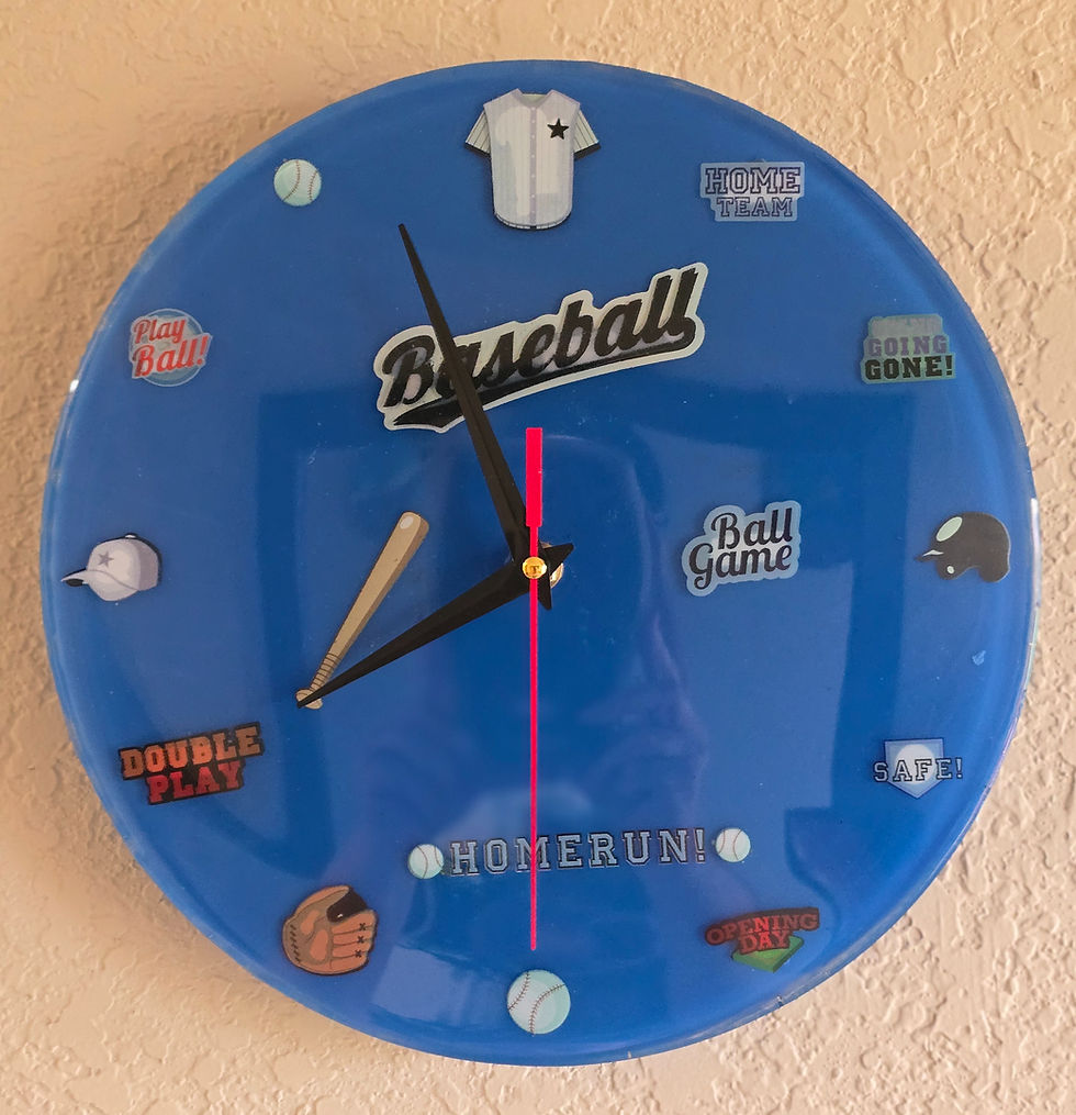 Kid's Baseball Clock | Caffey Accents